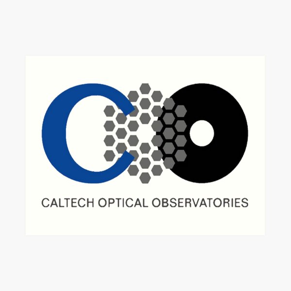 "Caltech Optical Observatories Logo" Art Print for Sale by Quatrosales ...