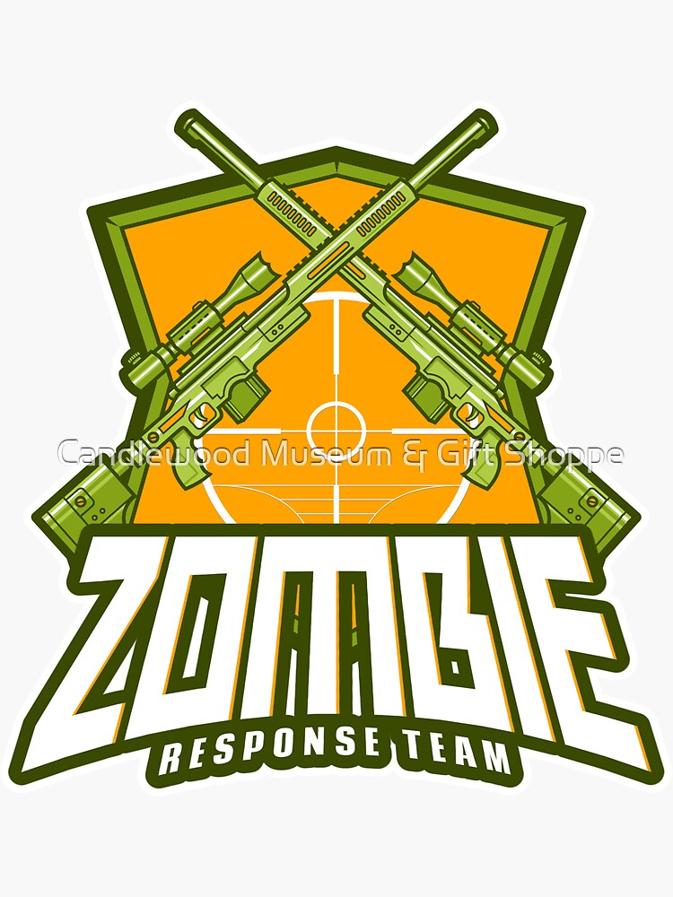 "Zombie Response Team Unit Emblem Logo Design " Sticker for Sale by ...