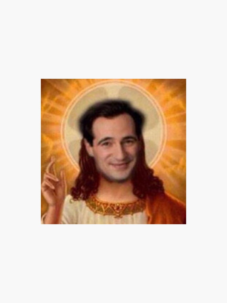 "Carl Azuz Jesus " Sticker for Sale by Daniella Hale | Redbubble