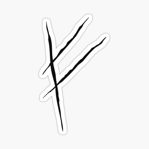 "The Wizard Rune - Fantasy" Sticker for Sale by flevin | Redbubble