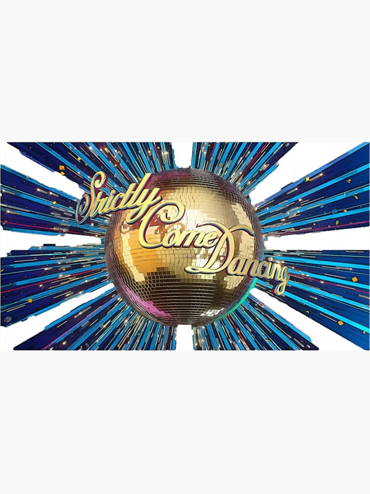 "Strictly Glitterball " Sticker for Sale by Upshir | Redbubble