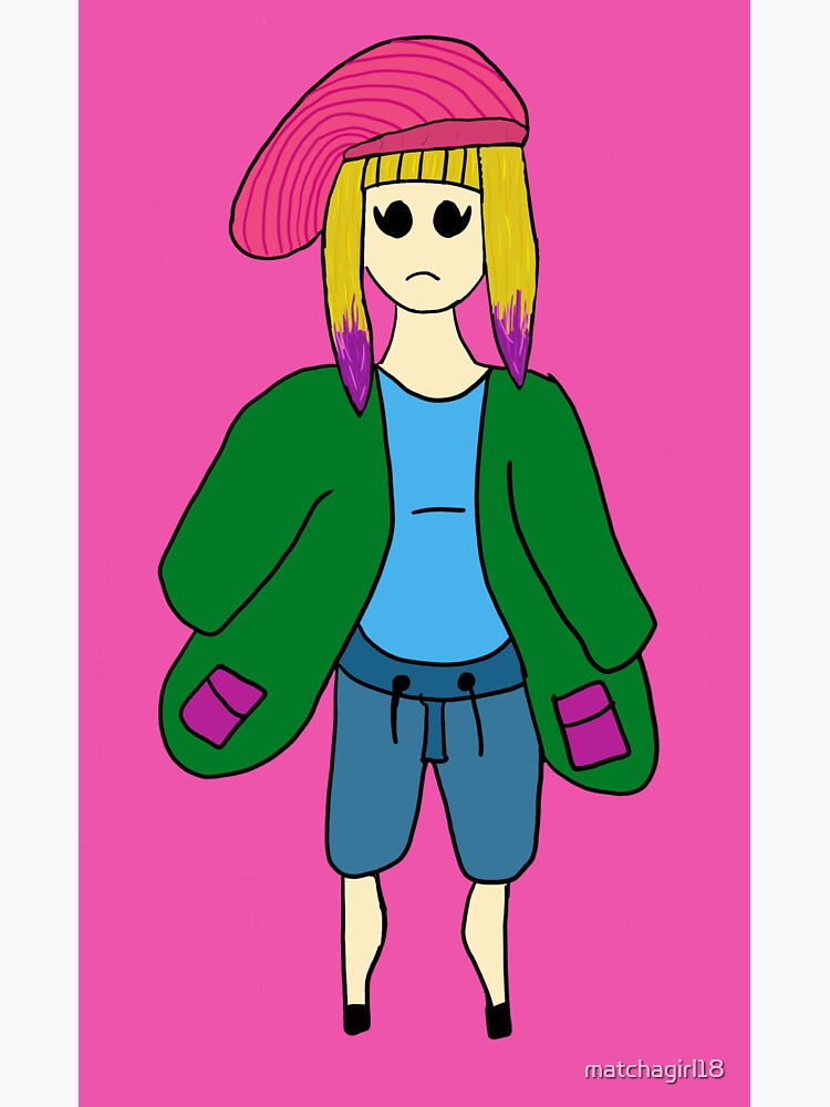 "Miyu " Sticker by matchagirl18 | Redbubble