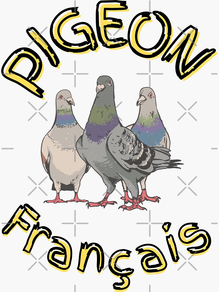"french pigeon" Sticker for Sale by libertydave | Redbubble