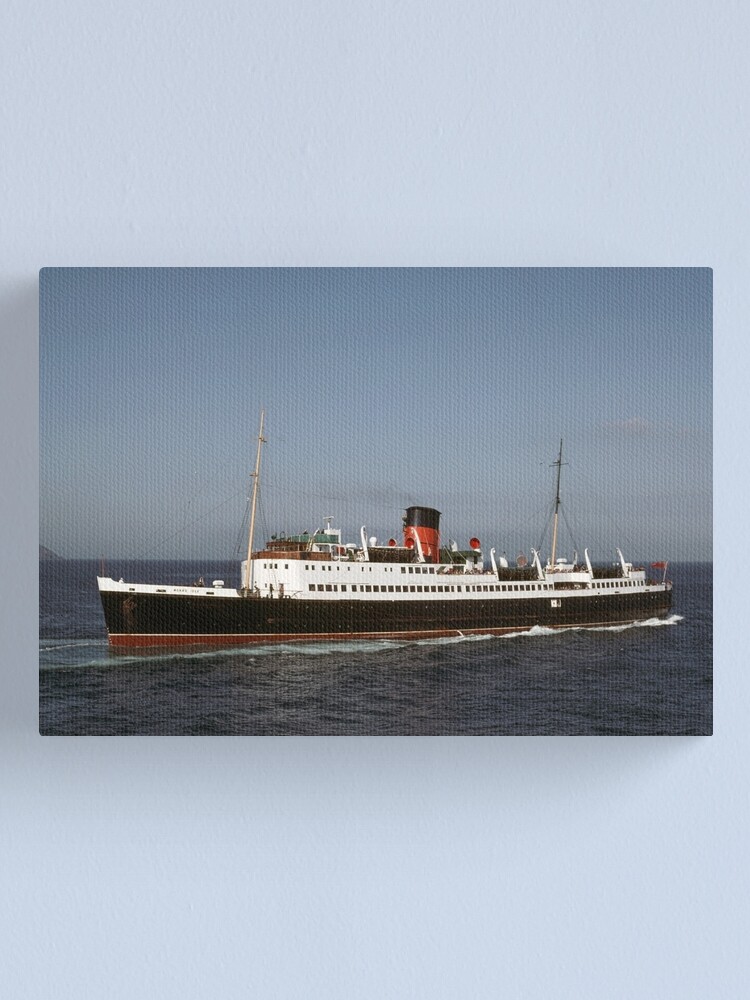 "Mona's Isle going astern out of Douglas, Isle of Man" Canvas Print for ...