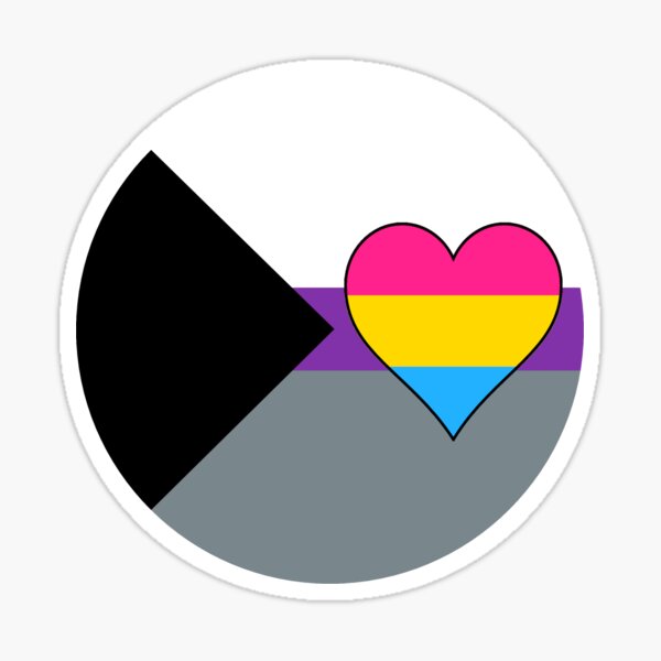 "Demisexual Panromantic Pride" Sticker for Sale by Sugar-Artist | Redbubble