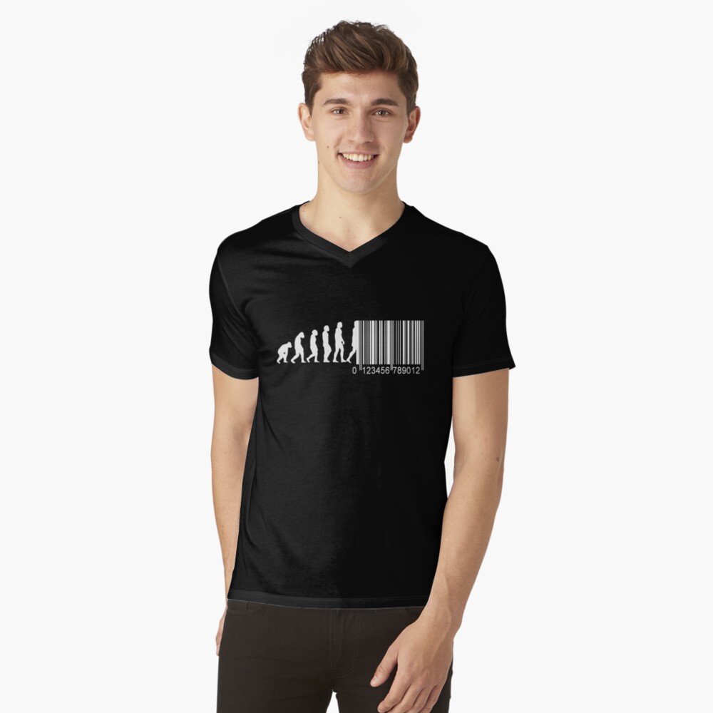 "Evolution of Man Barcode" Sticker for Sale by SkyAfterDusk | Redbubble