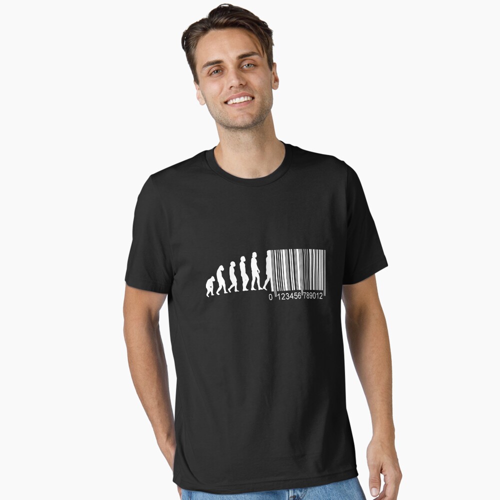 "Evolution of Man Barcode" Sticker for Sale by SkyAfterDusk | Redbubble