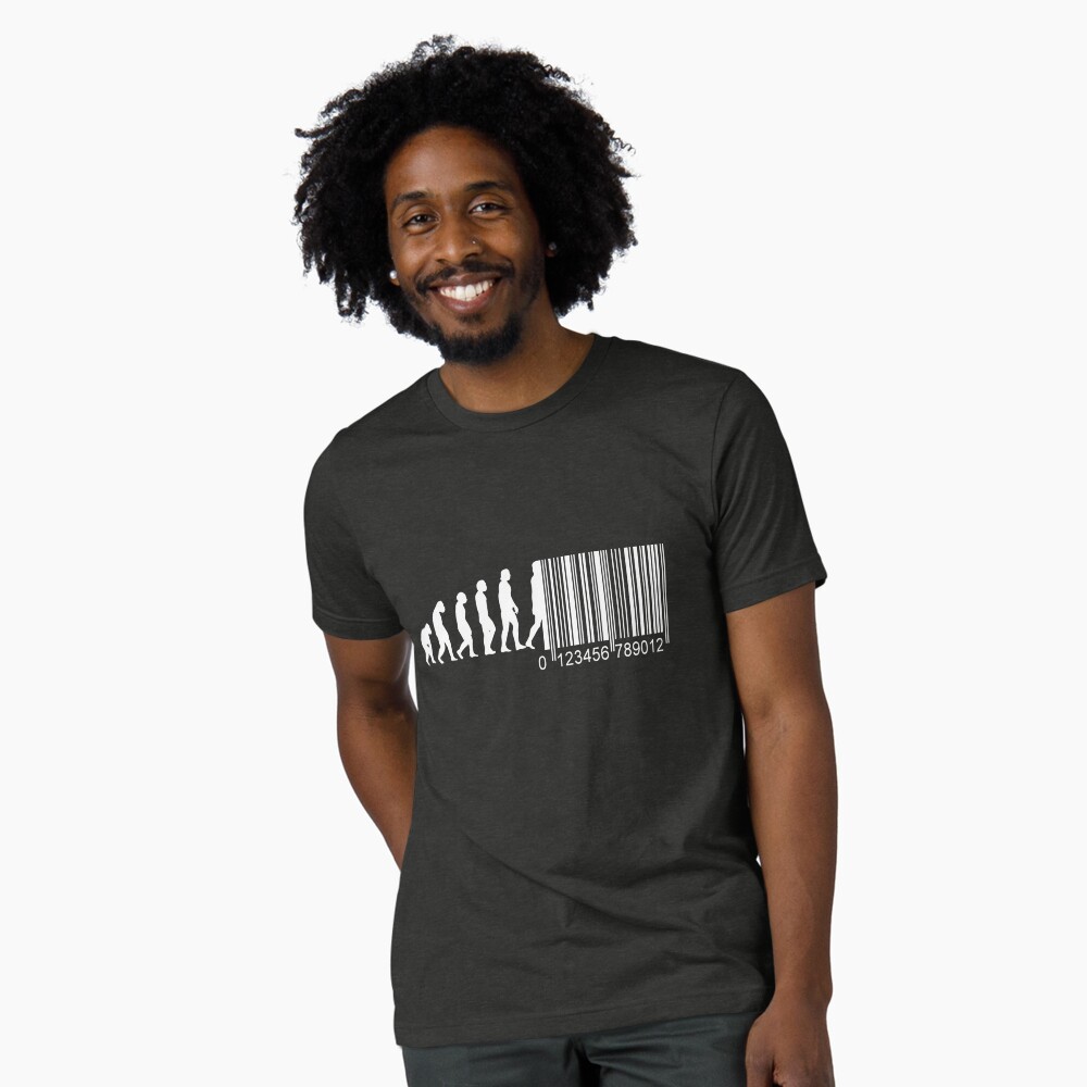 "Evolution of Man Barcode" Sticker for Sale by SkyAfterDusk | Redbubble