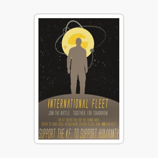 "International Fleet" Sticker for Sale by Rosie-22 | Redbubble