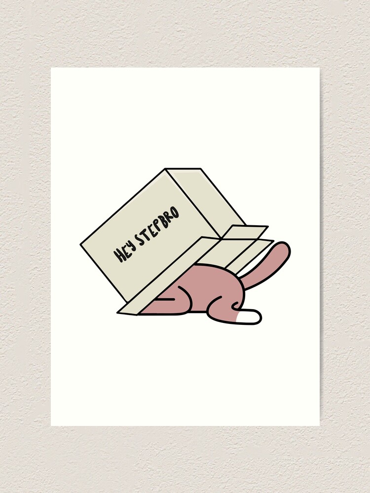 "Hey Stepbro I'm Stuck meme parody " Art Print for Sale by ...