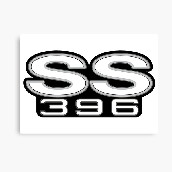 "1960's Chevrolet Chevelle SS 396 logo emblem" Canvas Print by ...