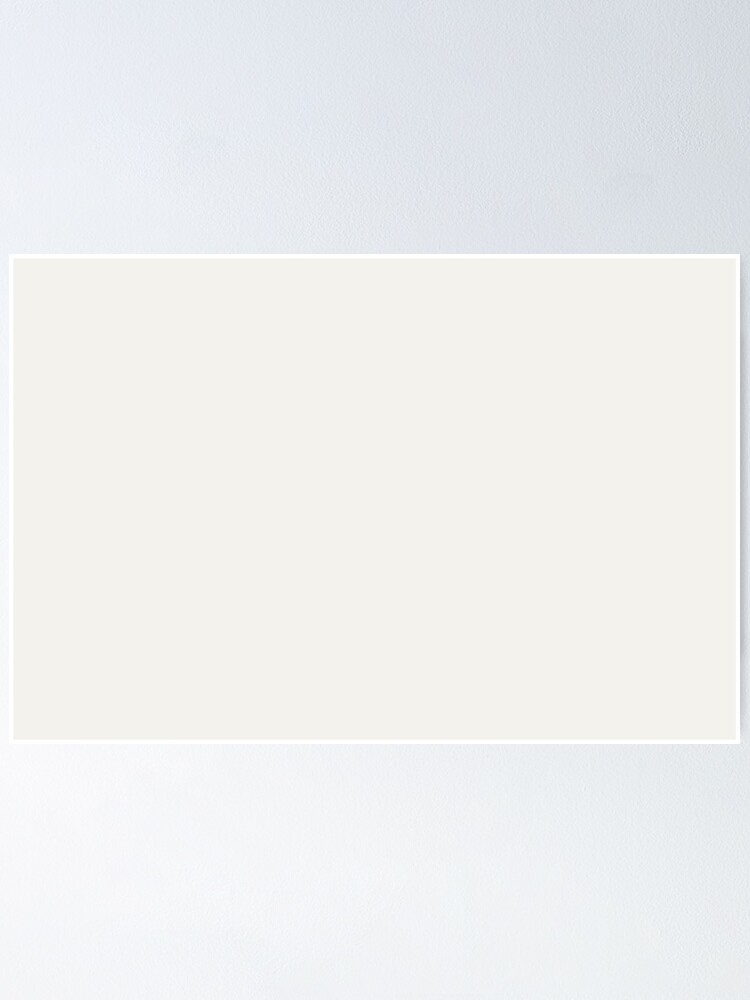 Poster « Off White Solid Color Pairs Dulux 2022 Popular Color Cliff ...