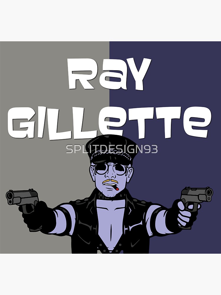 "BIKER RAY GILLETTE ARCHER FX" Sticker for Sale by SPLITDESIGN93 ...