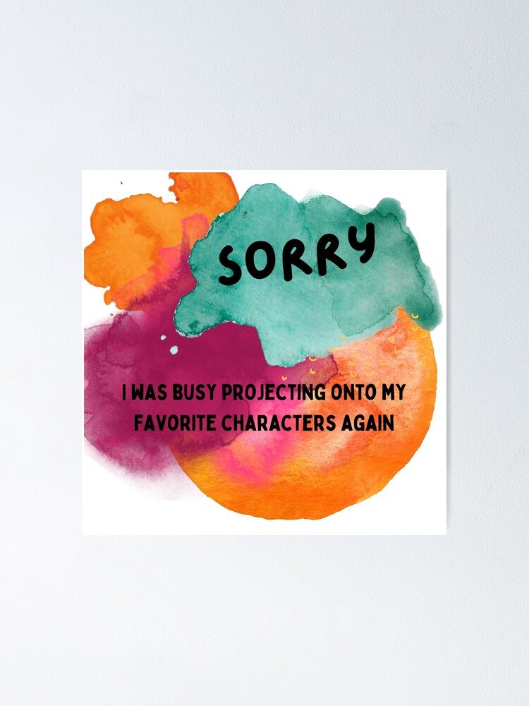 "Sorry (Not Sorry)" Poster by FanficTrash | Redbubble