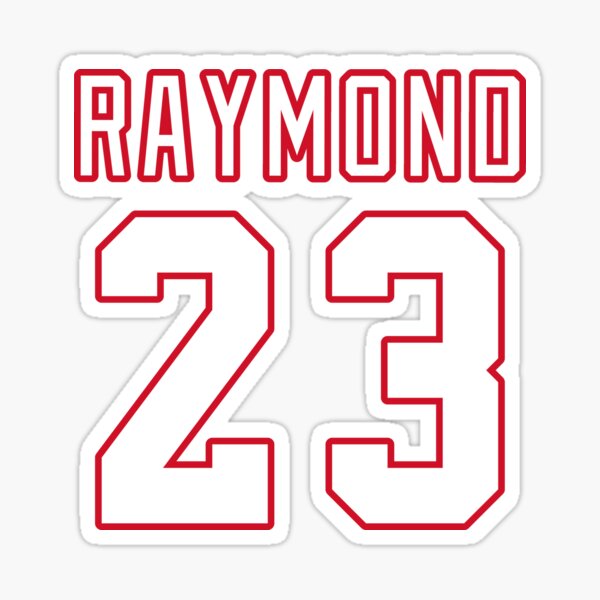 "Raymond Jersey" Sticker for Sale by cocreations | Redbubble