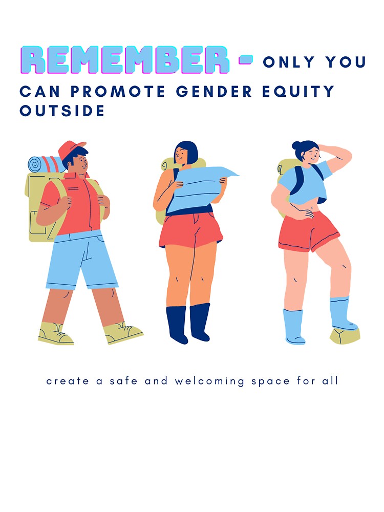 "Remember - Only You can promote gender equity outside" Sticker for ...