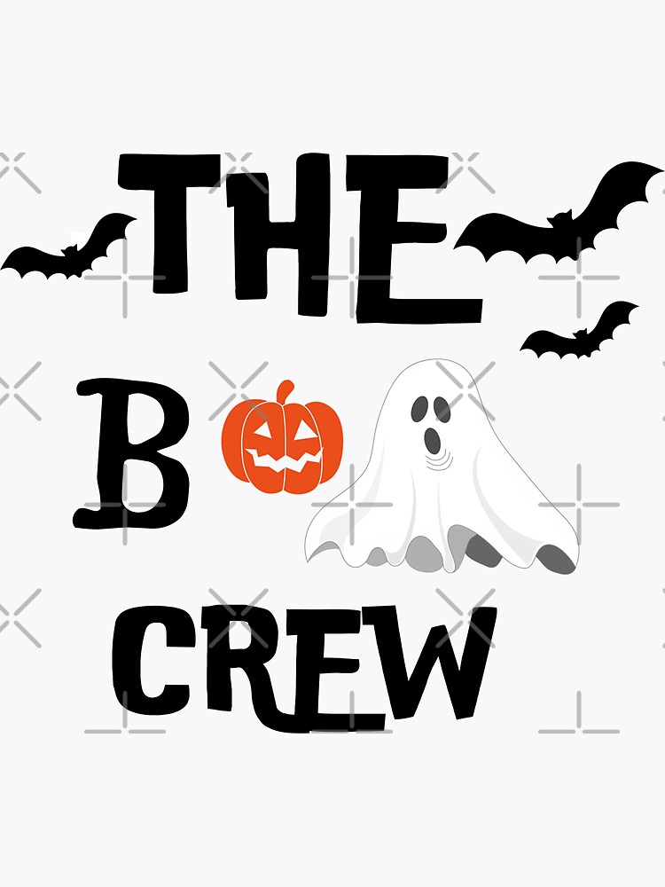 "The Boo Crew" Sticker by KarmanLINE | Redbubble