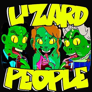 "inside job netflix lizard people" Sticker for Sale by RougeMachtig ...
