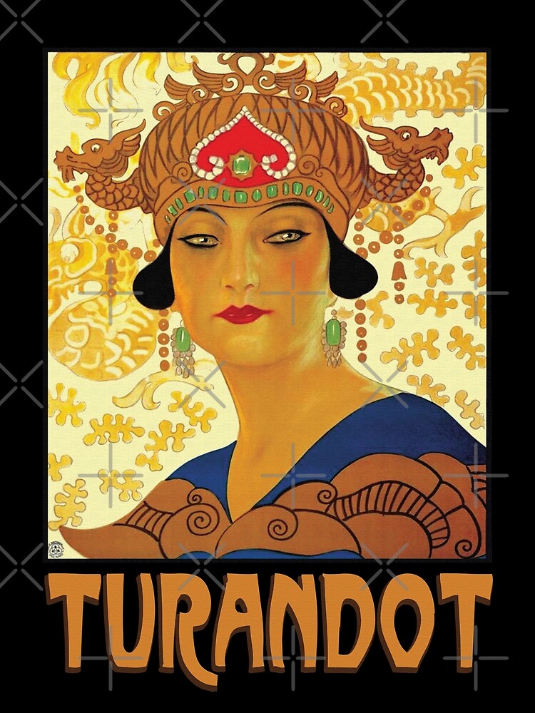 "TURANDOT - PUCCINI OPERA" Poster for Sale by MissMezzo | Redbubble