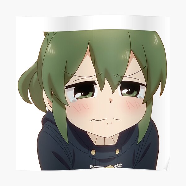 "futaba cry" Poster for Sale by snailhunter66 | Redbubble