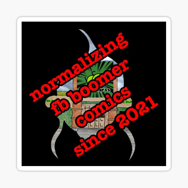 "Fb boomer" Sticker by Ballsharts1 | Redbubble