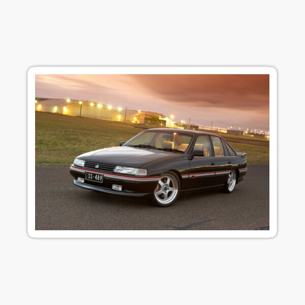 "Black Holden VN SS Commodore" Sticker for Sale by jjphoto | Redbubble