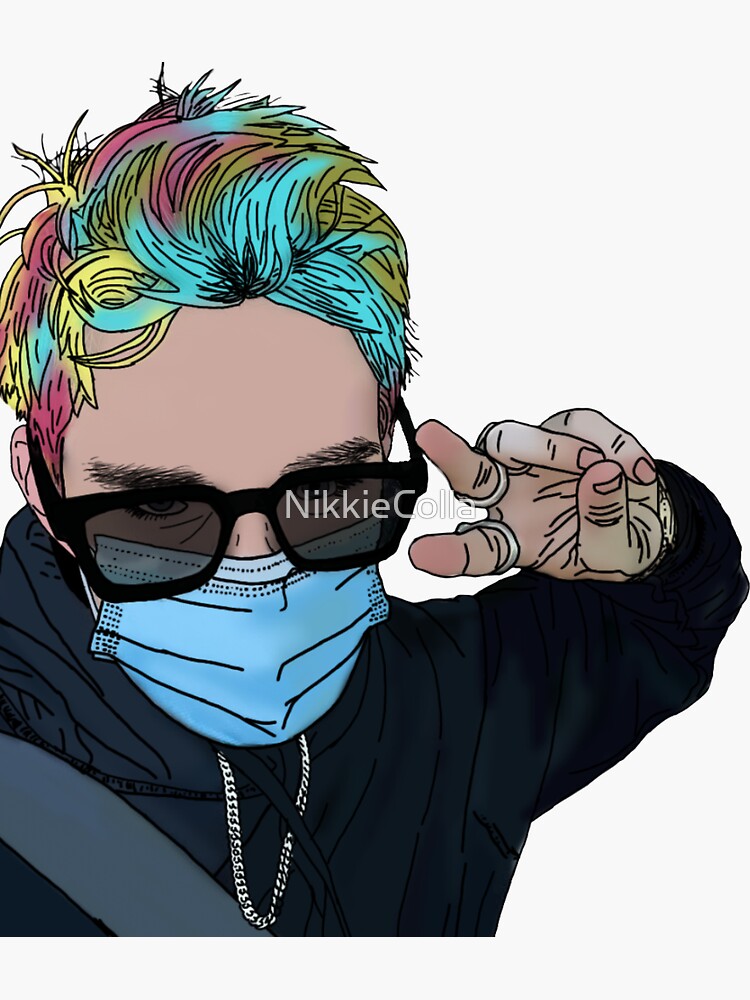 "Awsten Knight Fan Art" Sticker for Sale by NikkieColla | Redbubble