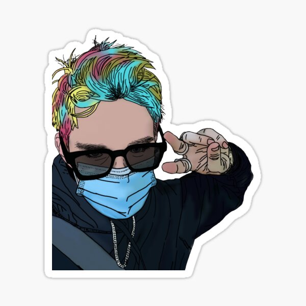 "Awsten Knight Fan Art" Sticker for Sale by NikkieColla | Redbubble