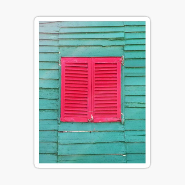 "The Red Window" Sticker by Kate-P- | Redbubble