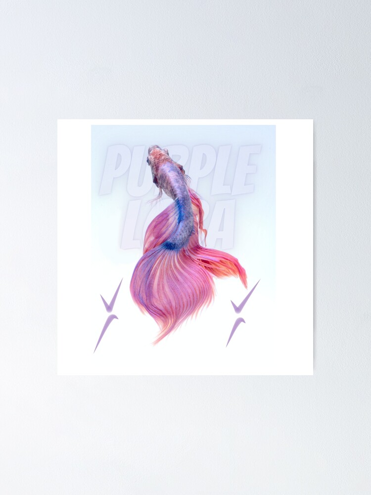 "Purple Loba Artistic Fish" Poster by PurpleLoba | Redbubble