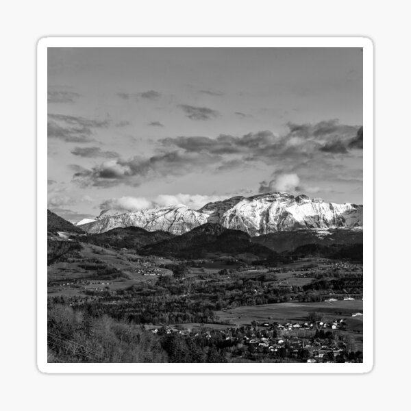 "Bargy , French alps" Sticker by Labonnephoto | Redbubble