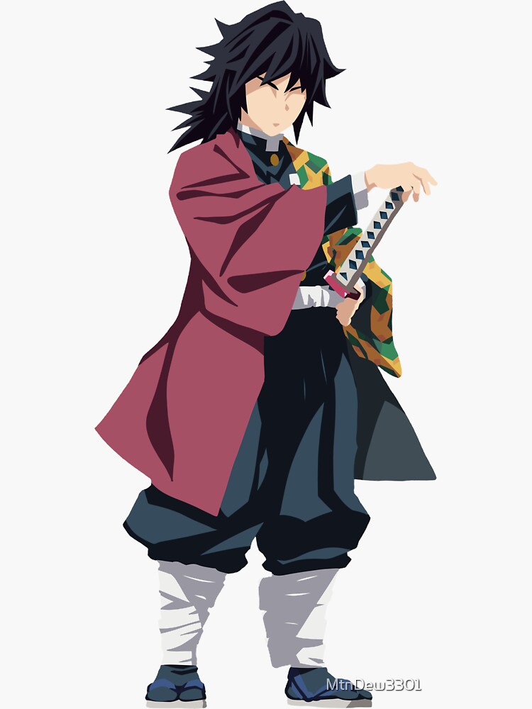 "Giyu Tomioka" Sticker by MtnDew3301 | Redbubble
