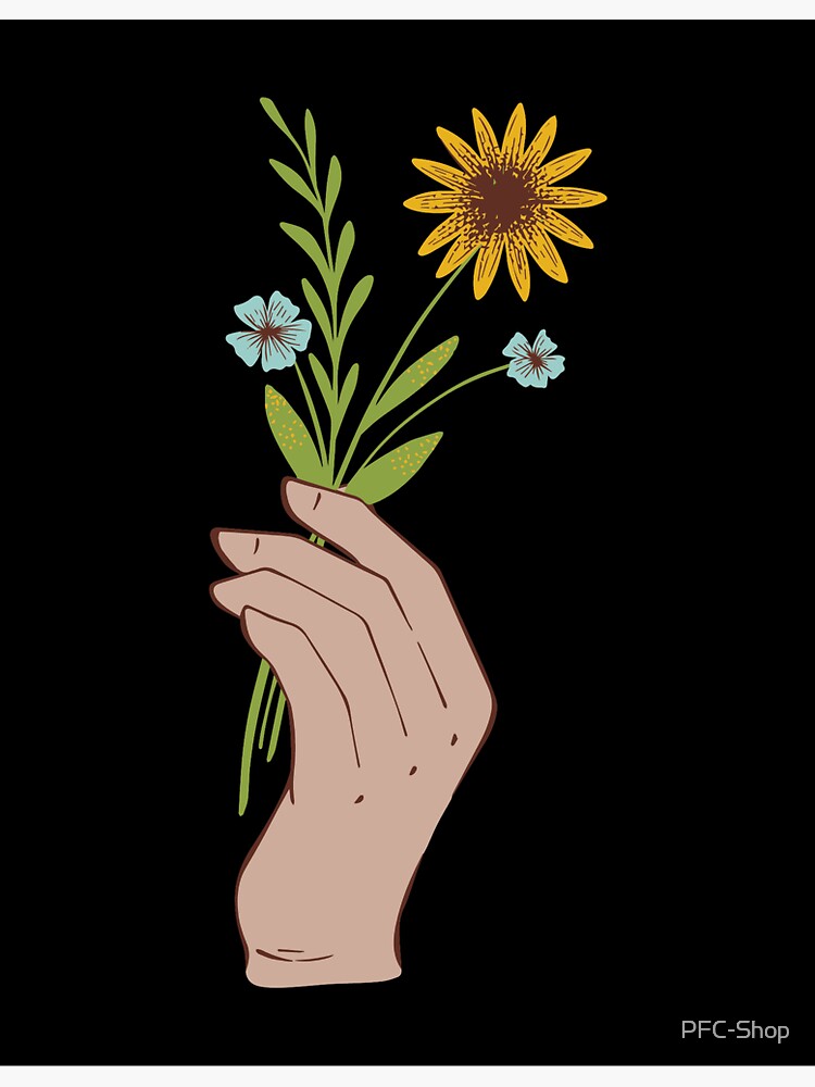"Flower Aesthetic " Sticker for Sale by PFC-Shop | Redbubble