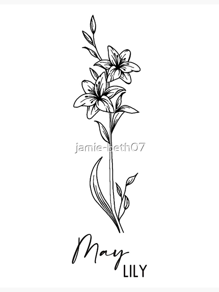"May Birth Flower" Art Print for Sale by Jamie Cottrell | Redbubble