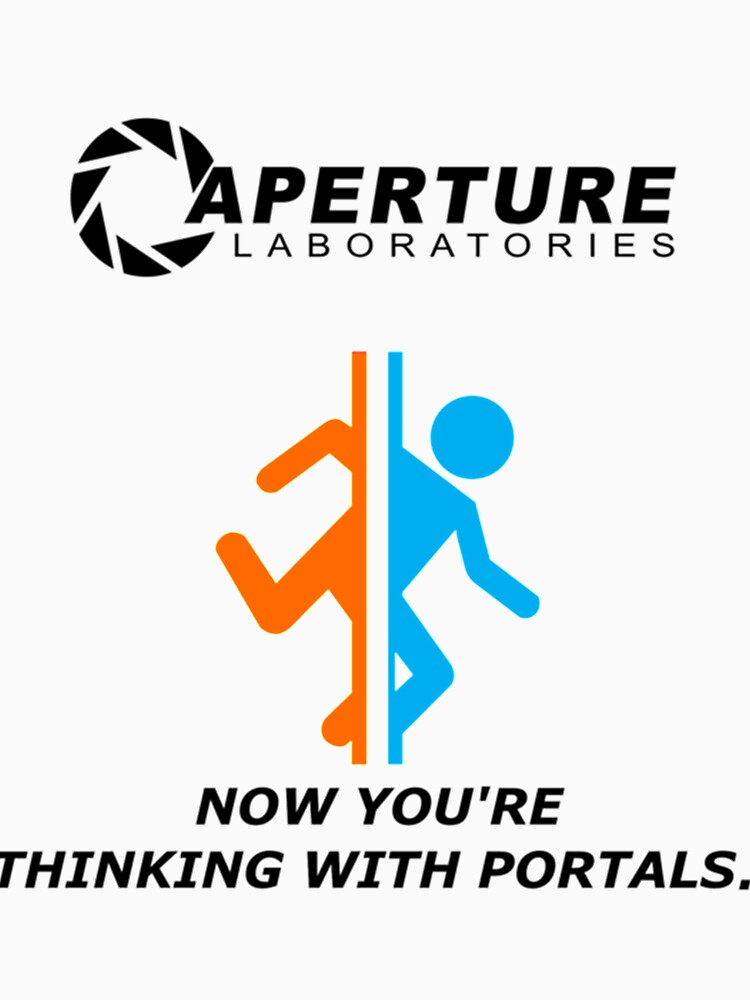 Thinking With Portals Aperture Science Portal Tank Top sold by Leonardo ...