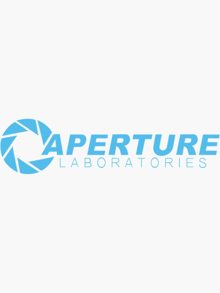"aperture laboratories" Sticker for Sale by CANDY-BOUTIQUE | Redbubble