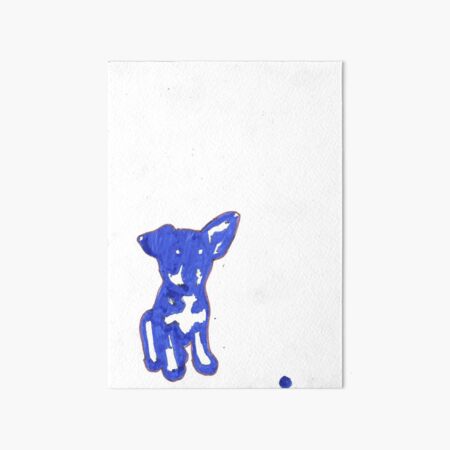 "Blue matrix dog" Art Board Print by jawysticker32 | Redbubble