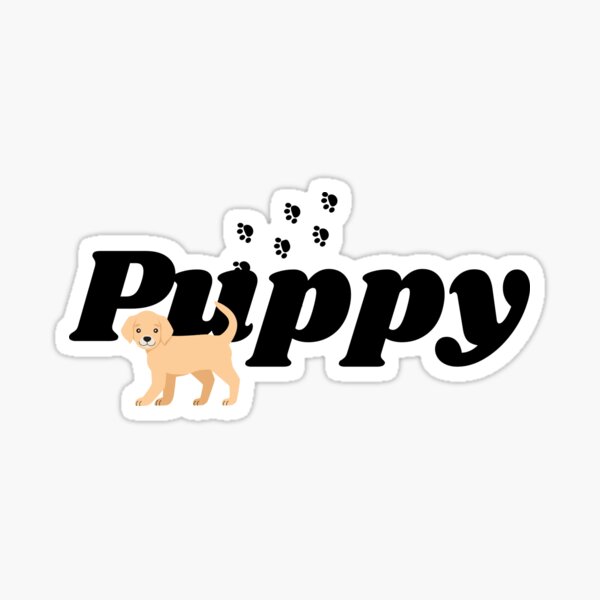 "Puppy Vision Board" Sticker for Sale by LoA-Lady | Redbubble
