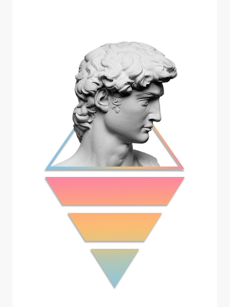 "David Tri-color Pyramid" Poster for Sale by thedefczar | Redbubble