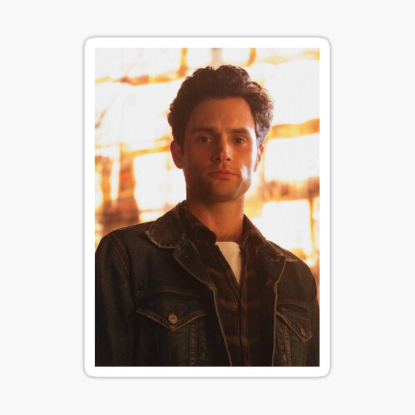 "Penn Badgley" Sticker for Sale by tatianafe14 | Redbubble
