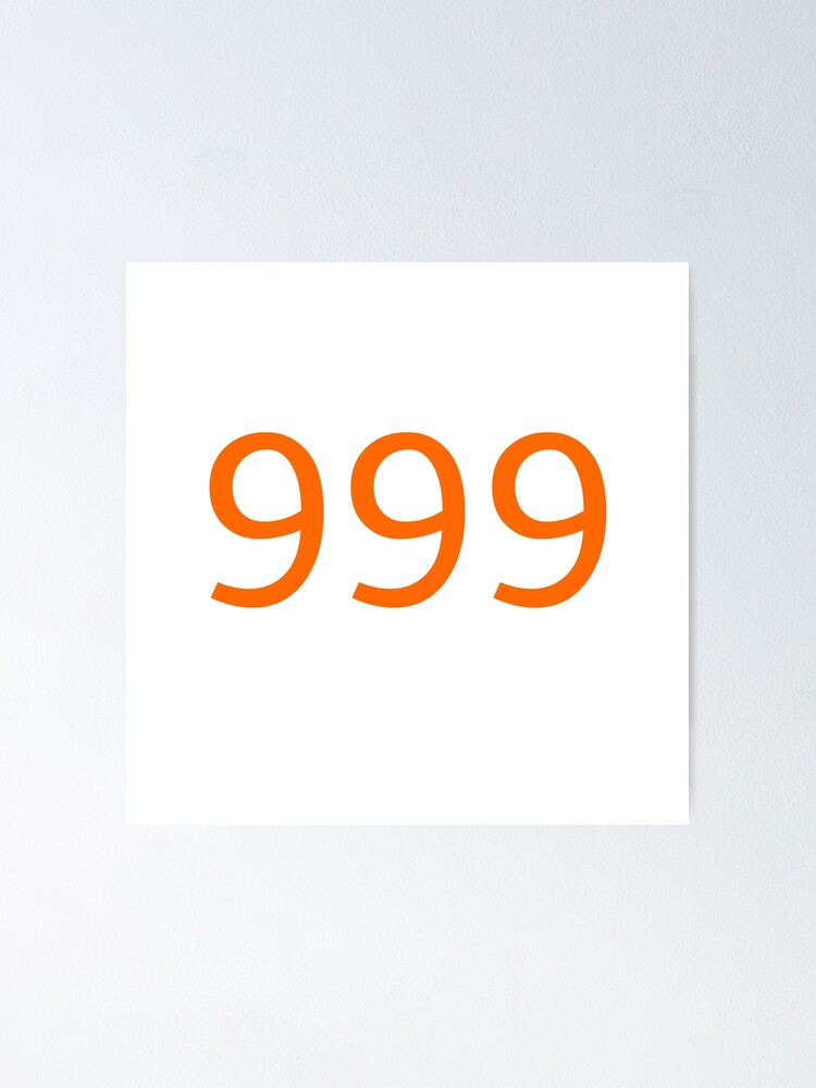 "Angel number 999" Poster for Sale by Tree-Vega | Redbubble
