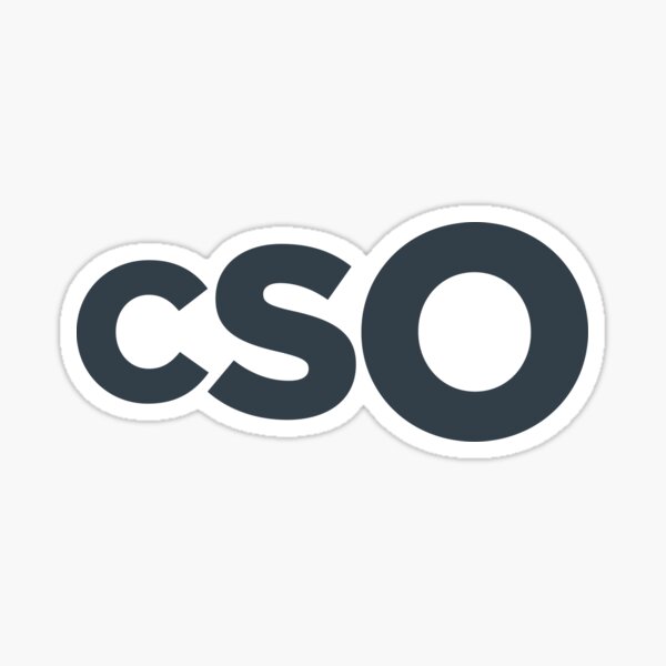 "Stuck on CSO" Sticker for Sale by CSOBravoShop | Redbubble