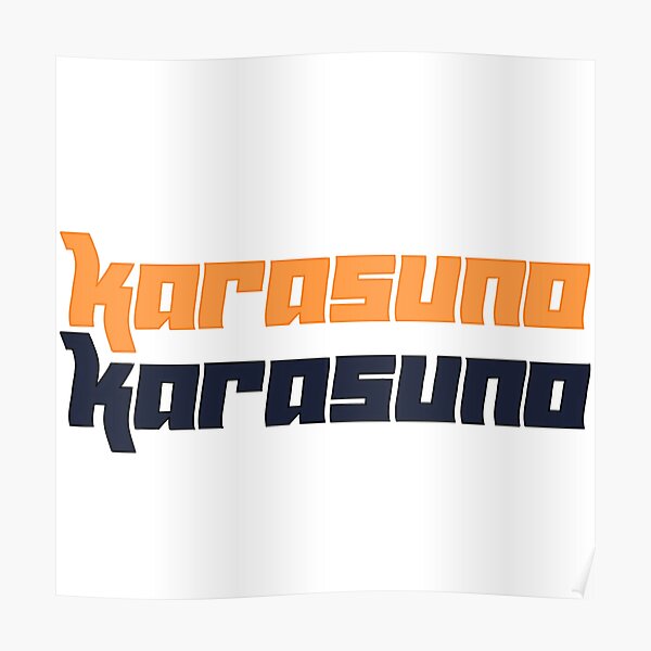 "Haikyuu Karasuno Original Logo Design" Poster for Sale by pockypixels ...