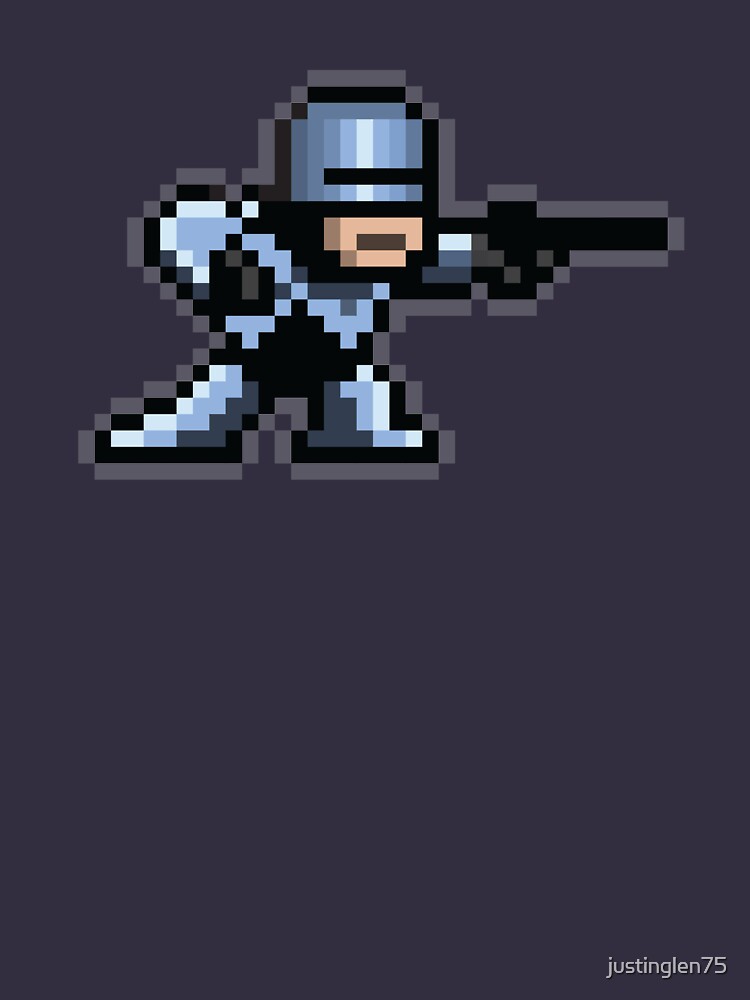 "8-Bit Robotic Cop" T-shirt for Sale by justinglen75 | Redbubble ...