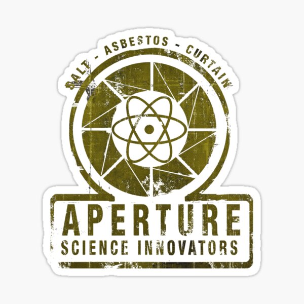 "Aperture Science" Sticker for Sale by Lantern-BRS | Redbubble