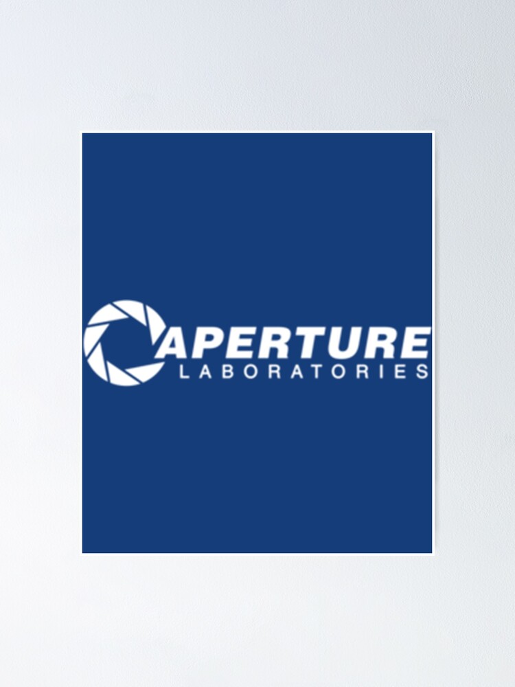"Aperture Labs Logo " Poster for Sale by Lantern-BRS | Redbubble