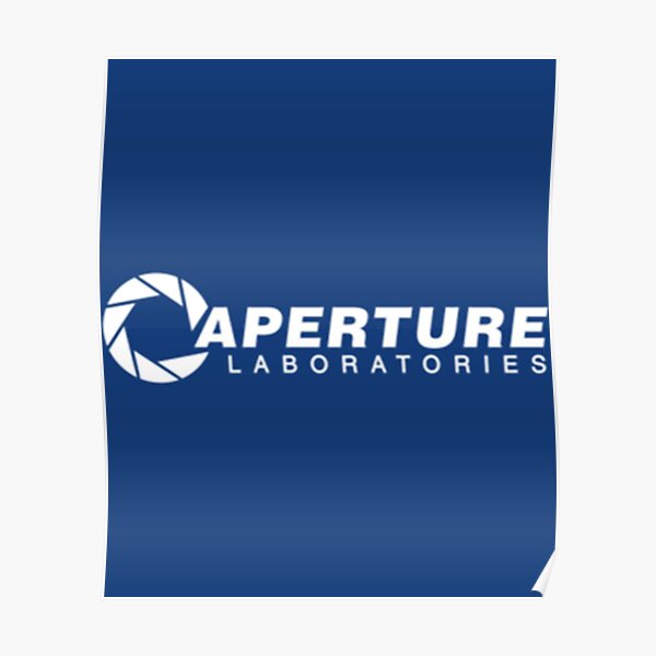 "Aperture Labs Logo " Poster for Sale by Lantern-BRS | Redbubble