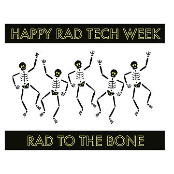 "Happy Rad Tech Week" Poster for Sale by GizzymoCreative | Redbubble