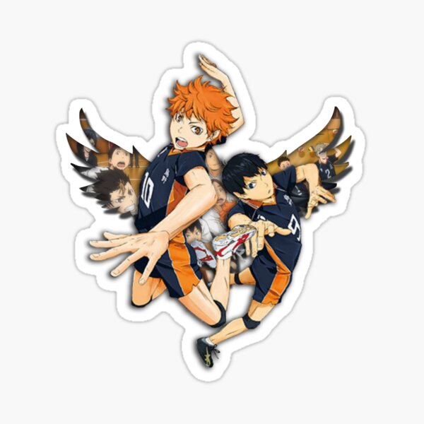 "Haikyuu Bird Design" Sticker for Sale by mushroom13 | Redbubble