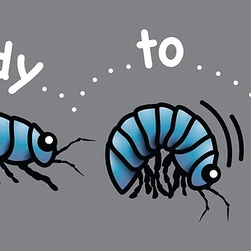 Ready to Roly-Poly” cute pill-bugs" Sticker for Sale by houseofwray ...